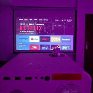 BlitzWolf BW-V6 Projector Full HD Λάμπας LED με Wi-Fi και Ενσωματωμένα ...