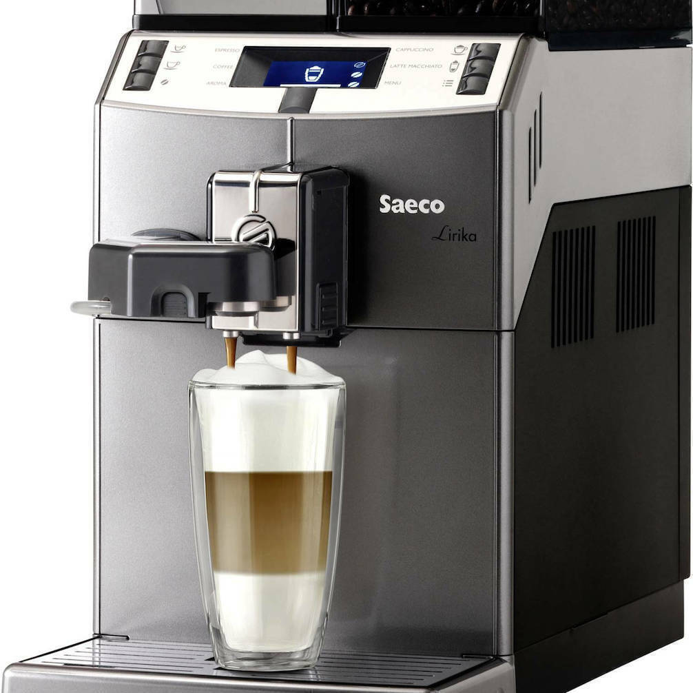 Saeco Lirika One Touch Cappuccino Αυτόματη Μηχανή Espresso 1850W Πίεσης ...