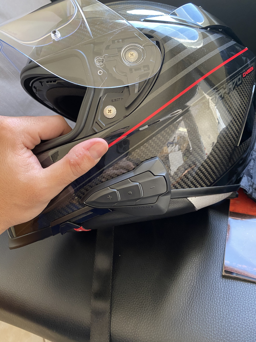 Sena Smart HJC 10B Ενδοεπικοινωνία Μονή για HJC Κράνος Μηχανής με ...