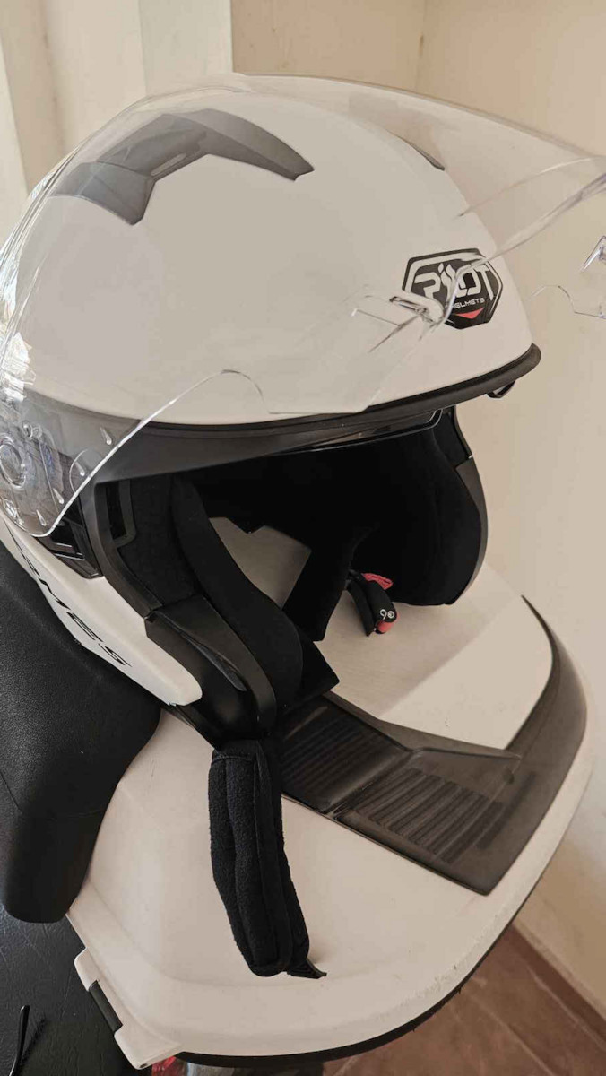 Pilot Hermes SV Black Matt / Red Κράνος Μηχανής Jet ECE 22.06 1400gr με Sunvisor PIL000KRA156 ...