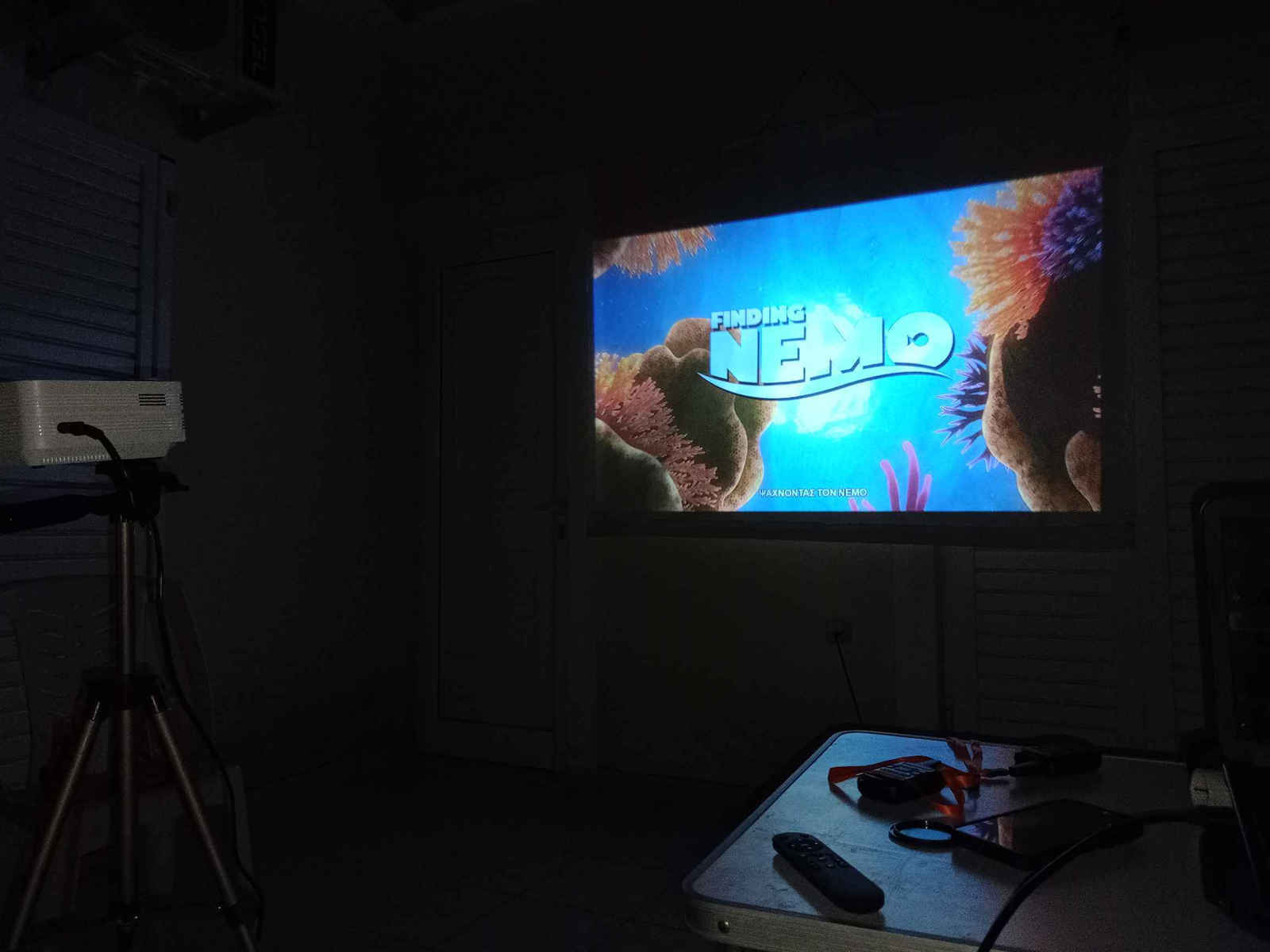 Andowl Q-A17 Mini Projector DLP Λάμπας LED με Ενσωματωμένα Ηχεία ...