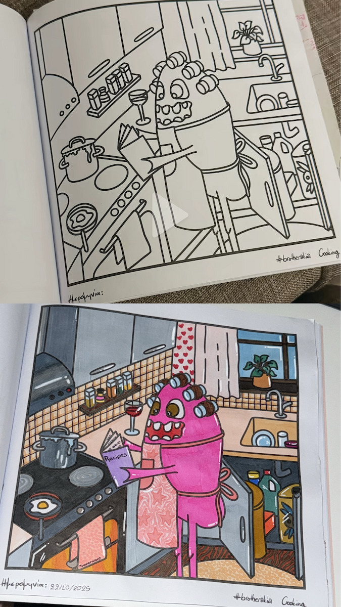 Colouring Book Brotherakia – Μικρή Ολλανδέζα, Offline Moments, Full of ...