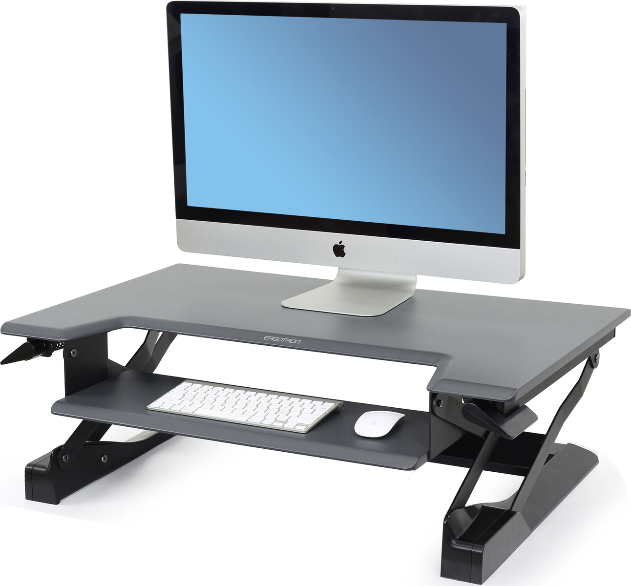 Ergotron WorkFit-T Sit-Stand Desktop Workstation Black | Skroutz.gr