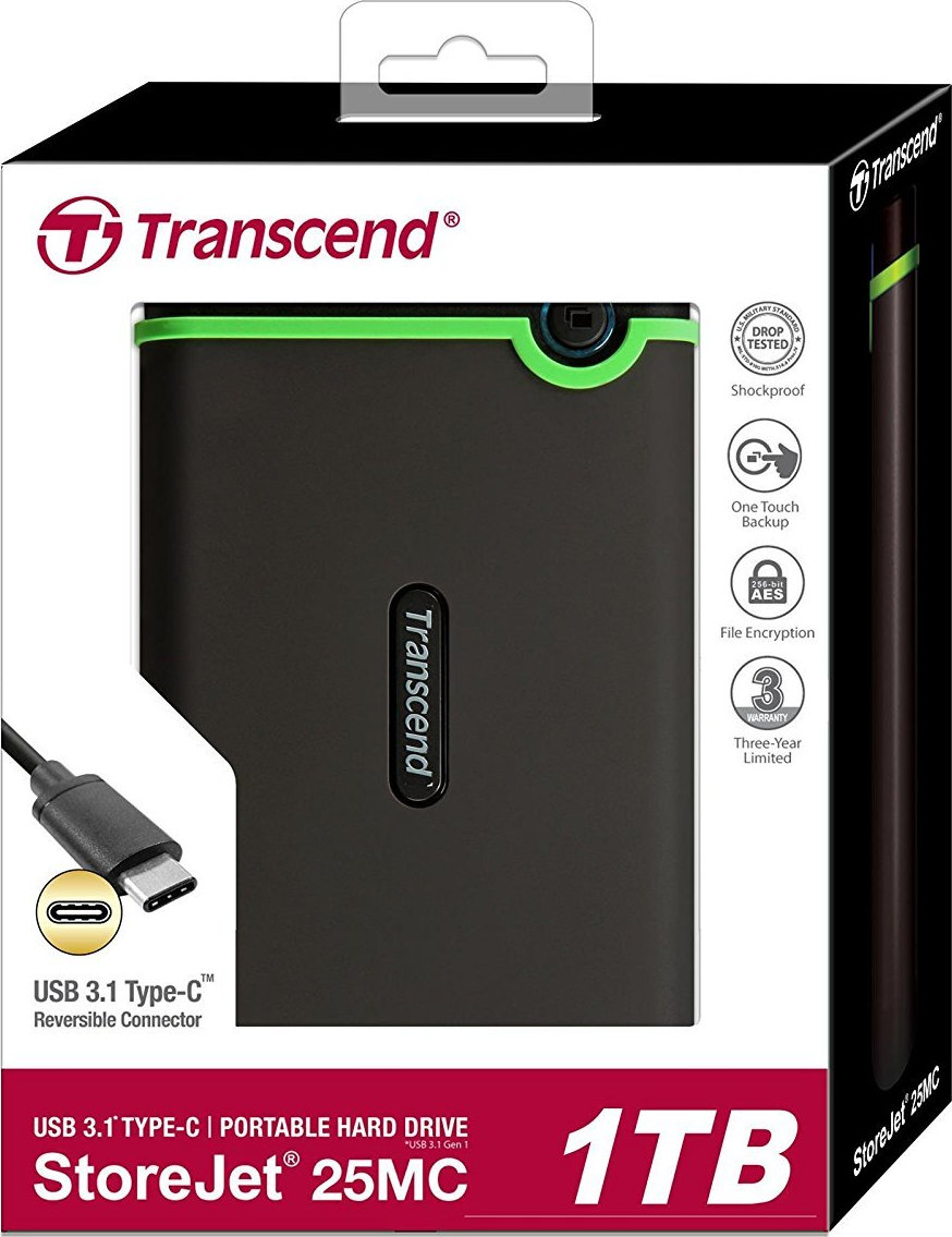 Transcend Storejet 25MC 1TB | Skroutz.gr