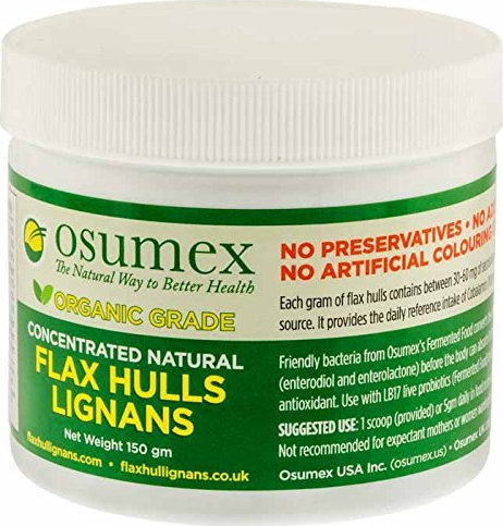 Osumex Concentrated Organic Natural Flax Hulls (Lignans) 180gr | Skroutz.gr
