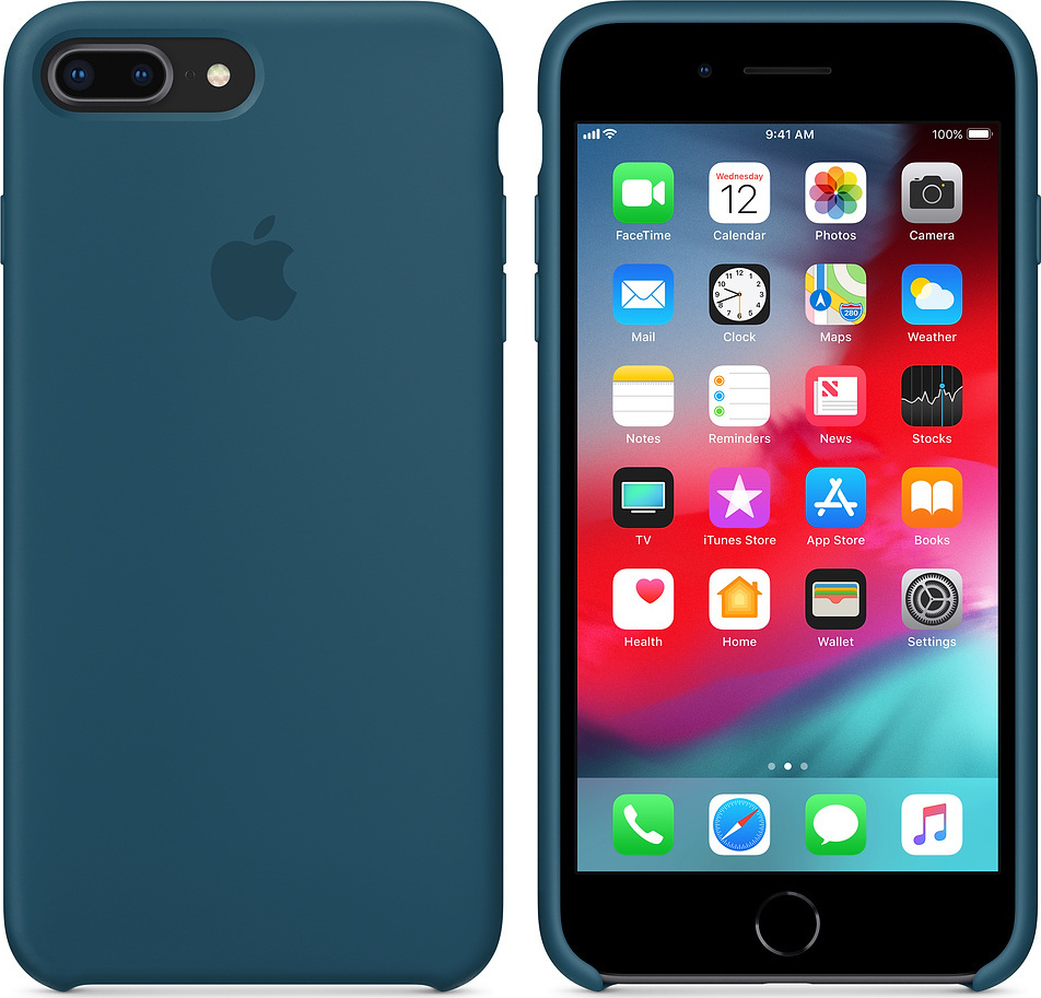 Apple Silicone Case Cosmos Blue (iPhone 8/7 Plus) | Skroutz.gr