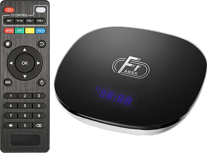 TV Box A95X F1 4K UHD με WiFi USB 2.0 2GB RAM και 16GB Αποθηκευτικό ...