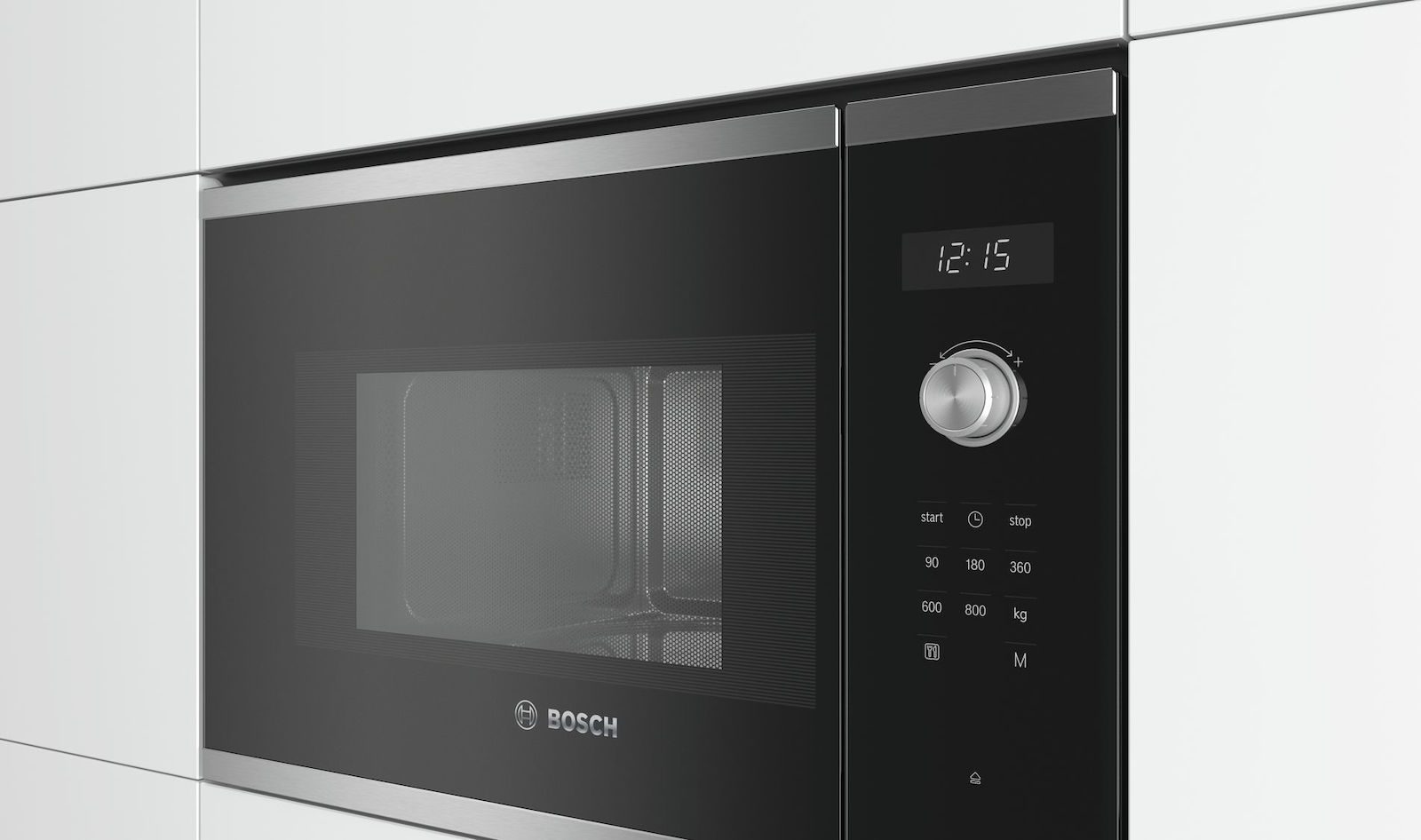 Bosch BFL524MS0 Εντοιχιζόμενος Φούρνος Μικροκυμάτων 20lt Μαύρος ...