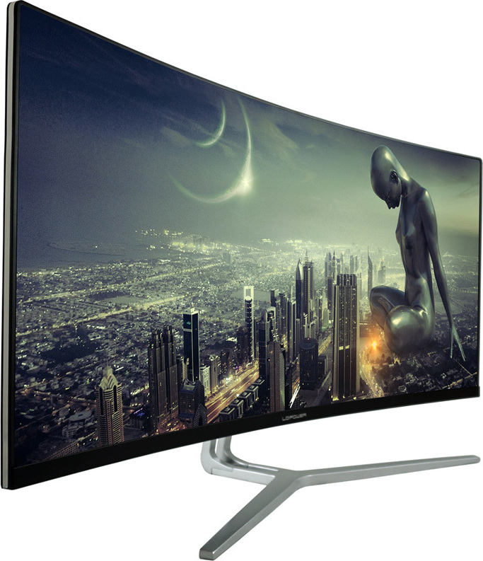 LC-Power LC-M34-UWQHD-100-C Ultrawide VA Curved Gaming Monitor 34" QHD ...