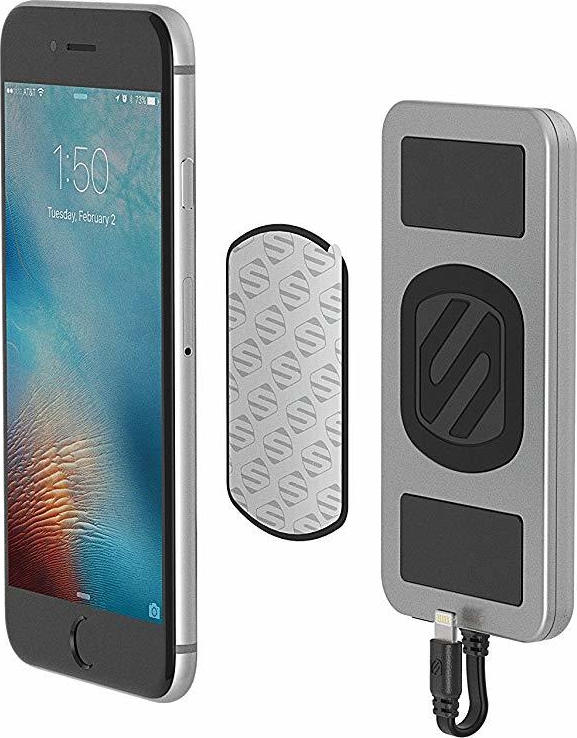 Scosche MagicMount Lightning Power Bank 4000mAh με Θύρα USB-A Γκρι ...