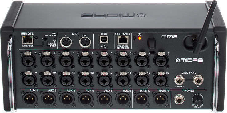 Midas MR-18 Ψηφιακή Κονσόλα 18 Καναλιών / 16 Εισόδους XLR | Skroutz.gr