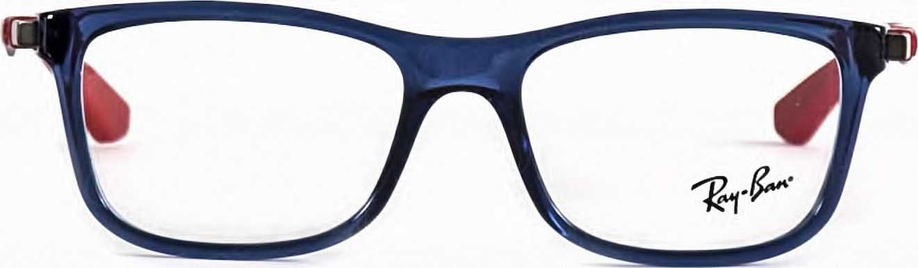 Ray Ban Παιδικός Κοκκάλινος Σκελετός Γυαλιών σε Μπλε Χρώμα RB1549 3734 ...