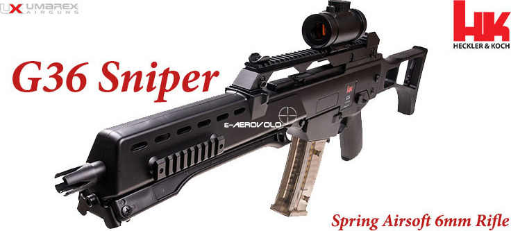 Umarex Αεροβόλο Airsoft Heckler & Koch G36 Sniper Spring 6.0mm | Skroutz.gr