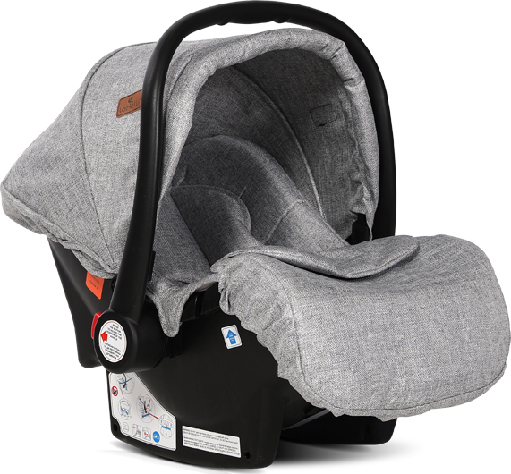 Lorelli Πολυκαρότσι Alba 3 in 1 Light Grey Pram Body 10021472061 ...