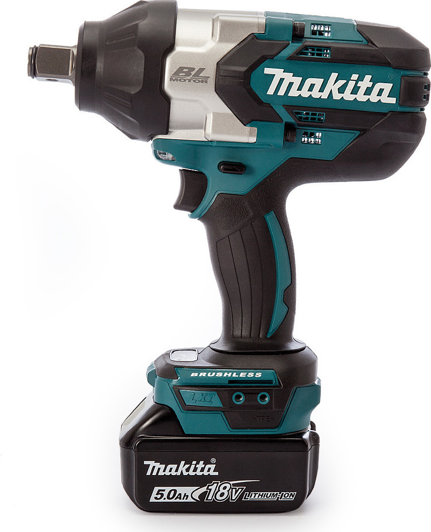 Makita DTW1001RTJ Brushless Μπουλονόκλειδο 18V 2x5Ah με Υποδοχή 3/4 ...