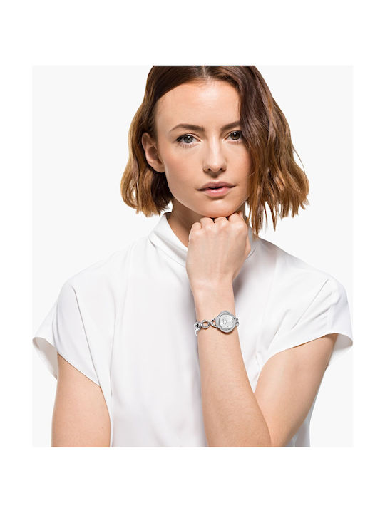 Swarovski Crystal Flower 5547622 Silver | Skroutz.gr