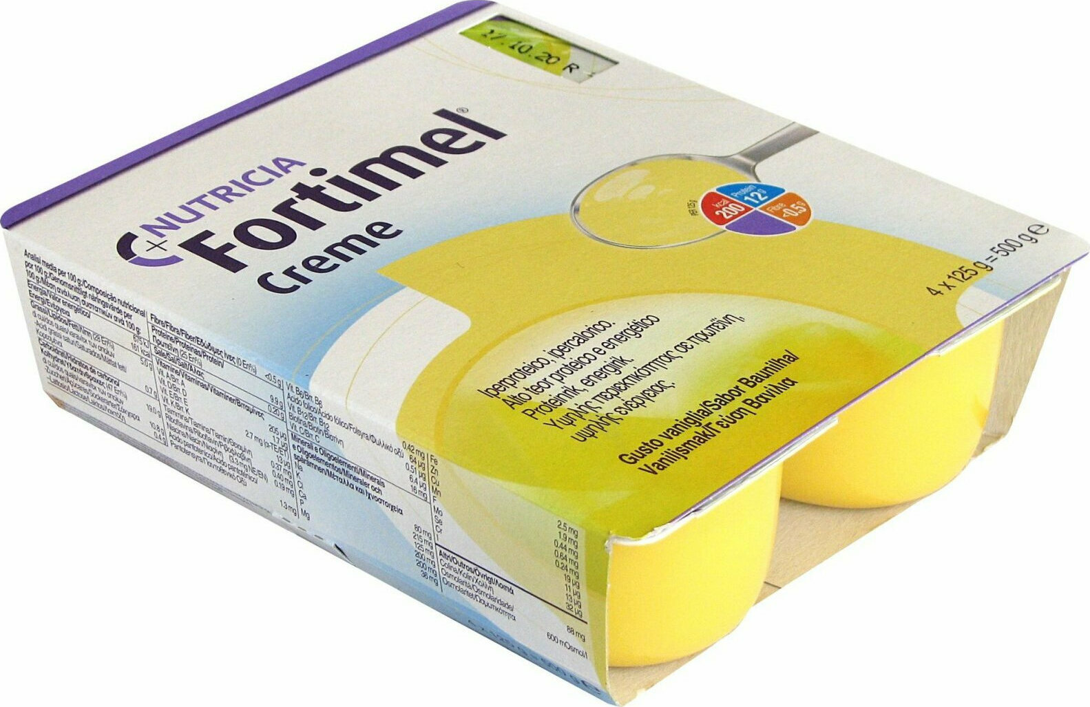 Nutricia Fortimel Creme 4x 125gr Βανίλια - Skroutz.gr