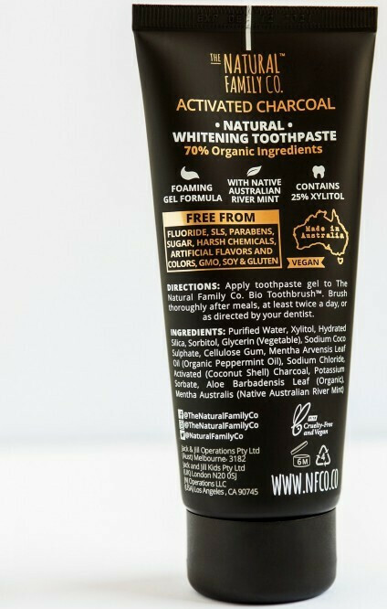 NFco Black Whitening Toothpaste Activated Charcoal 100gr | Skroutz.gr