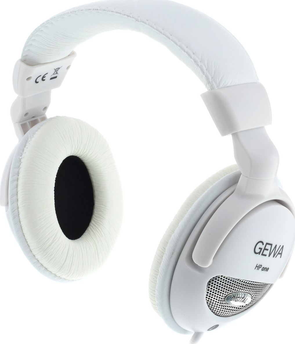 Gewa HP One Ενσύρματα Over Ear Studio Ακουστικά Λευκά | Skroutz.gr