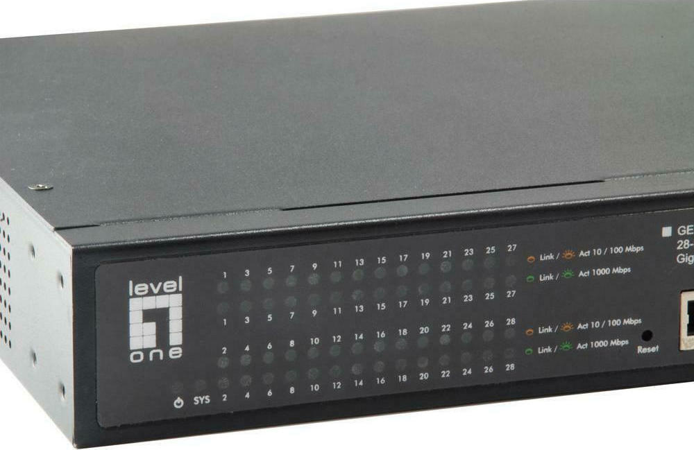 Level One GES-2451 v3 Managed L2 Switch με 24 Θύρες Gigabit (1Gbps ...
