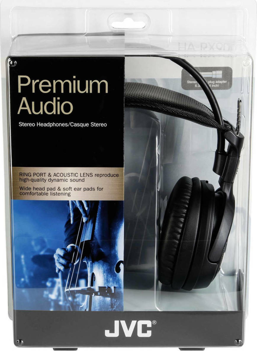 JVC HA-RX900 Ενσύρματα Over Ear Ακουστικά Μαύρα | Skroutz.gr