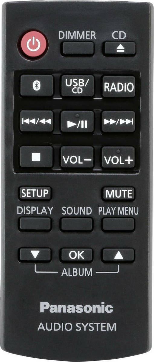 Panasonic Ηχοσύστημα 2.0 SC-PM254 20W με CD / Digital Media Player και Bluetooth Μαύρο | Skroutz.gr