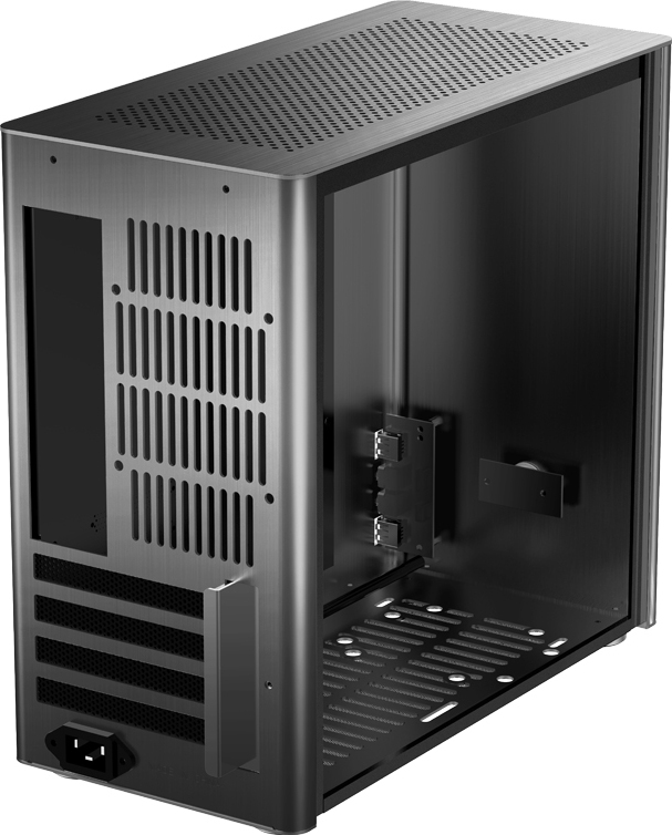 Jonsbo V9 Gaming Mini Tower Κουτί Υπολογιστή με Πλαϊνό Παράθυρο Μαύρο ...