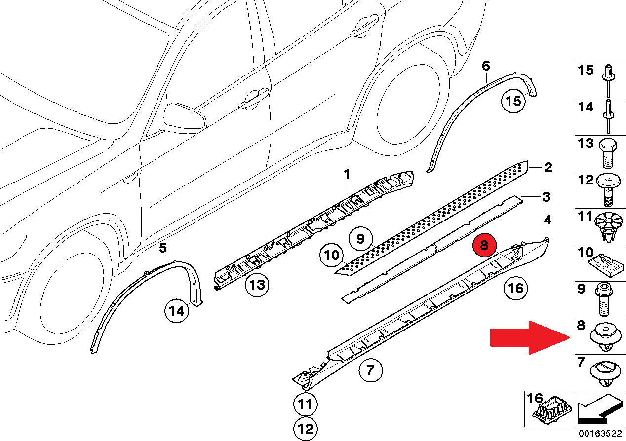 Κλιπ/Κούμπωμα για Bmw/Mini 51777171002 | Skroutz.gr
