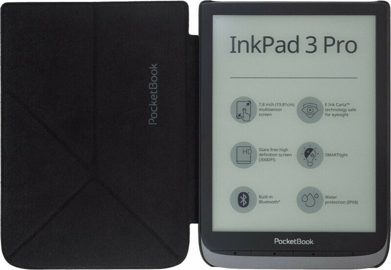 Pocketbook Origami Flip Cover Συνθετική Dark Grey (InkPad 3 / InkPad 3 ...
