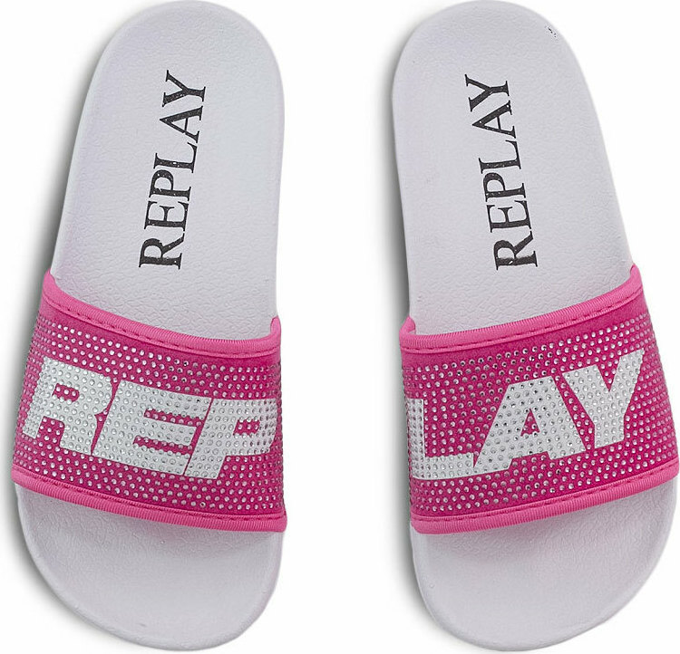 Replay Slides σε Ροζ Χρώμα GBF08.233.C0004T-1123 - Skroutz.gr