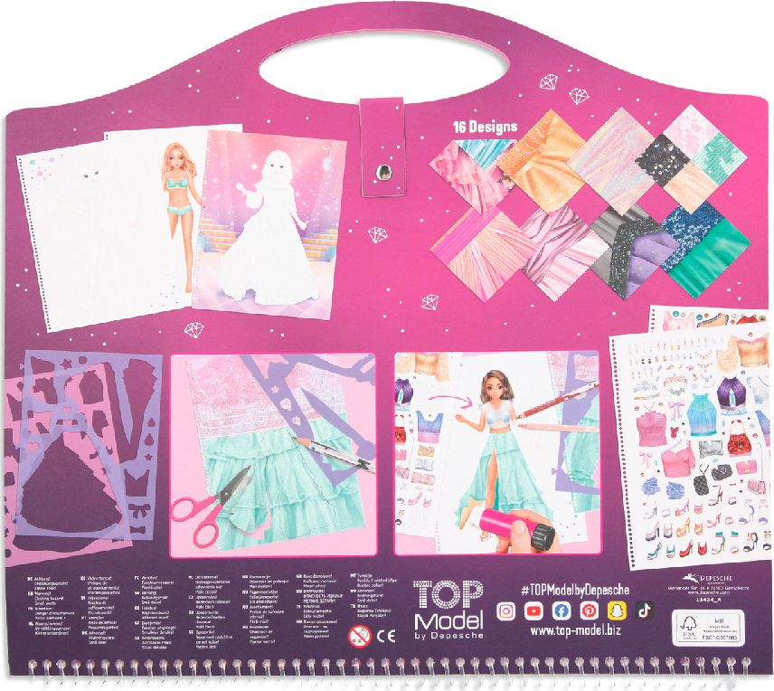 Depesche Top Model Create Your Glamour Special Colouring Book | Skroutz.gr