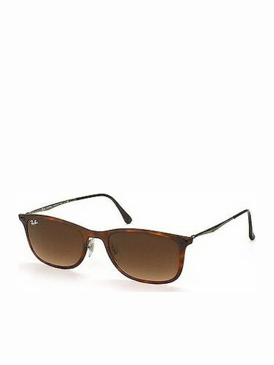 Ray Ban New Wayfarer Light Ray Ανδρικά Γυαλιά Ηλίου με Καφέ Ταρταρούγα ...