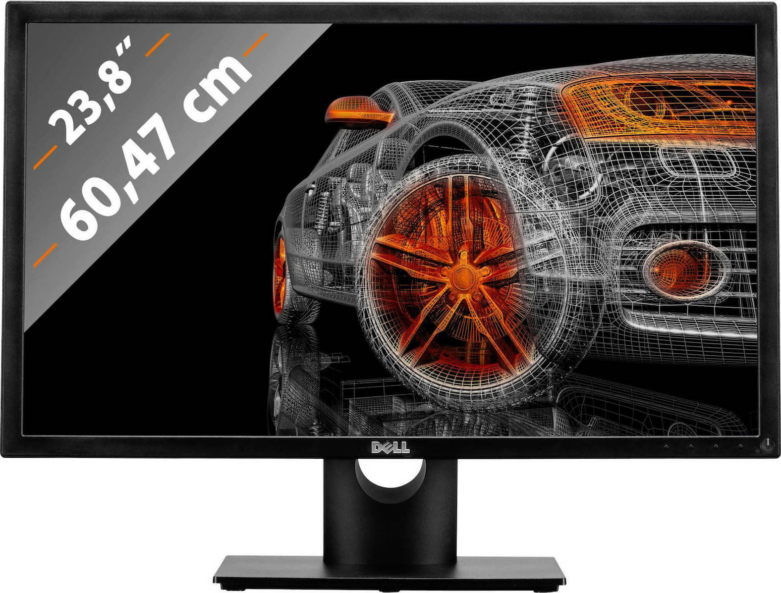 Dell E2417H IPS Monitor 23.8" FHD 1920x1080 με Χρόνο Απόκρισης 8ms GTG ...