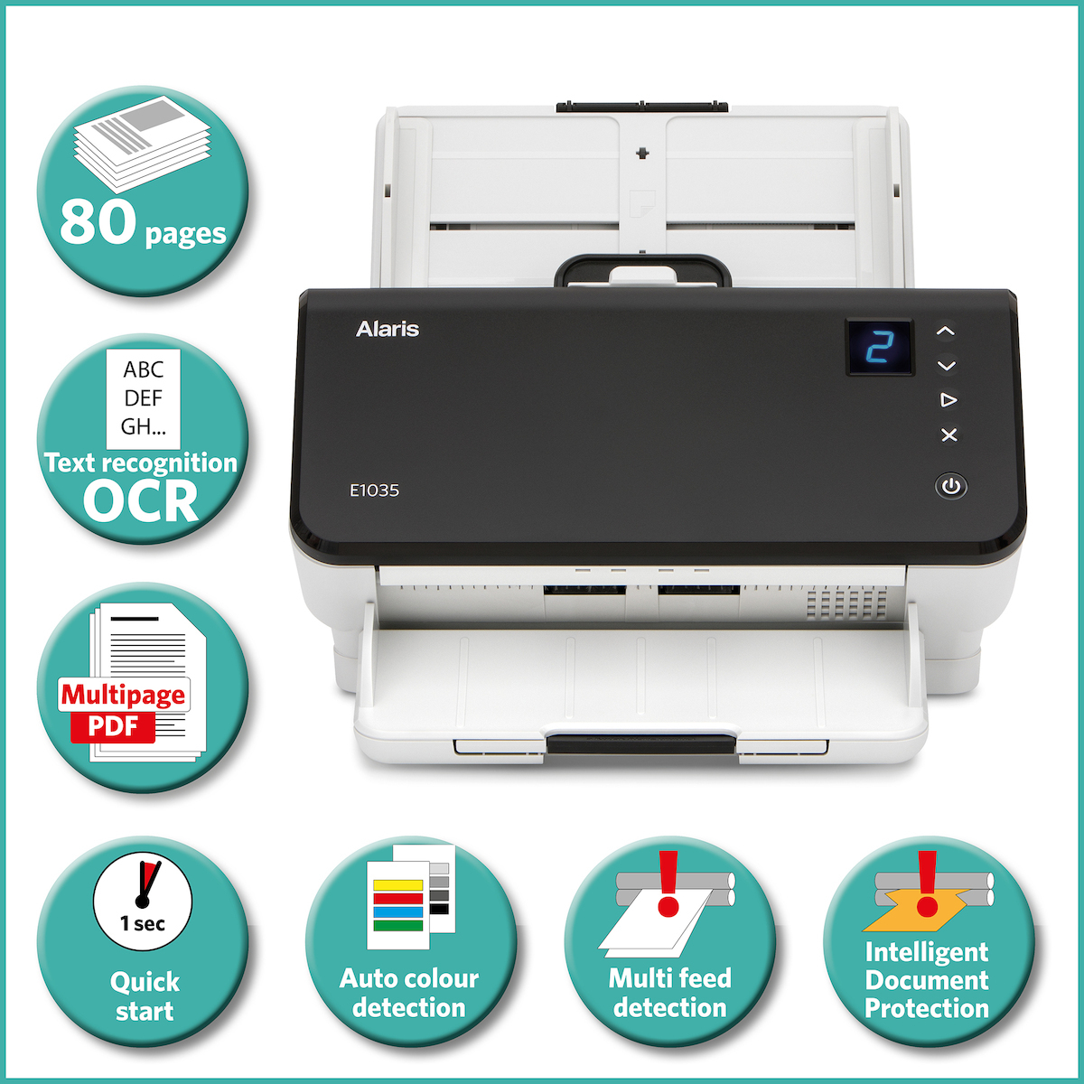 Kodak Alaris E1035 Sheetfed Scanner A4 | Skroutz.gr