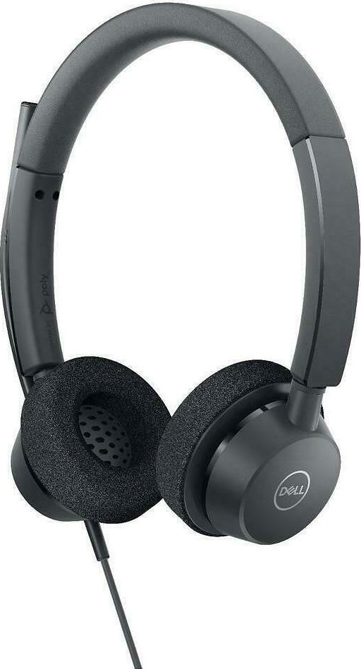 Dell WH3022 Pro Stereo Headset On Ear Multimedia Ακουστικά με μικροφωνο ...