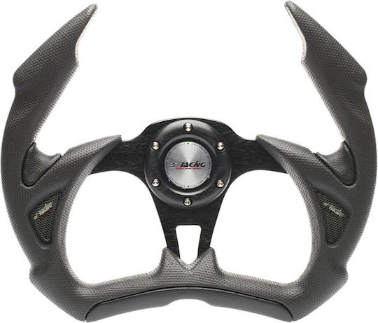 Simoni Racing Τιμόνι Αυτοκινήτου Χ5 Stealth από Πολυουρεθάνη Τριάκτινο ...