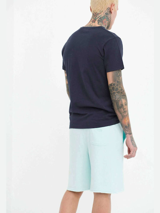 Funky Buddha FBM005-05103 Αθλητική Ανδρική Βερμούδα Γαλάζια | Skroutz.gr