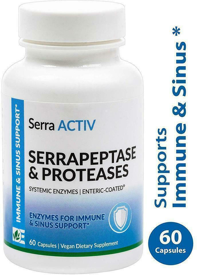 Dynamic Enzymes Serra ACTIV Serrapeptase & Proteases 60 φυτικές ...