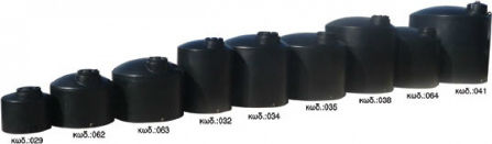 Bakoplast Πλαστική Δεξαμενή Νερού / Πετρελαίου / Λαδιού Χαμηλή Κυλινδρική Κάθετη 3000lt Λευκή ...