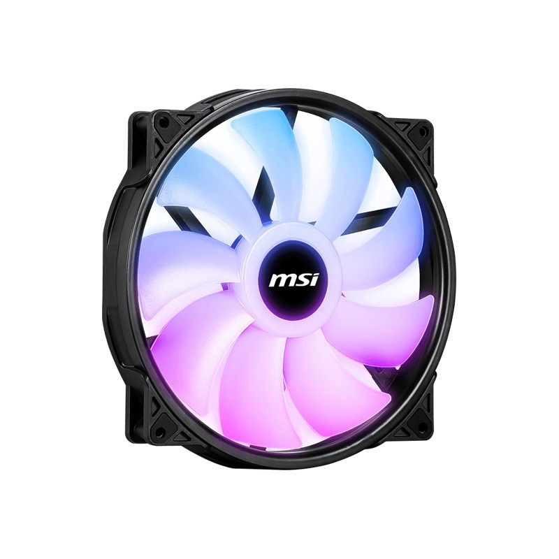 MSI MAX F12A-1 Case Fan 120mm με ARGB Φωτισμό και Σύνδεση 3-Pin / 4-Pin ...