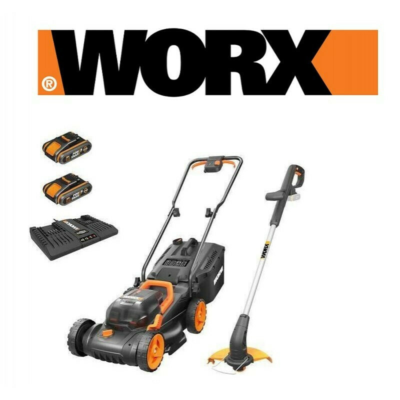 Worx WG927E Μηχανή Γκαζόν Μπαταρίας 40V | Skroutz.gr