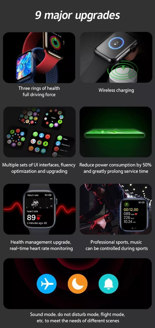 I9 Pro Max Smartwatch με Παλμογράφο (Μαύρο) | Skroutz.gr