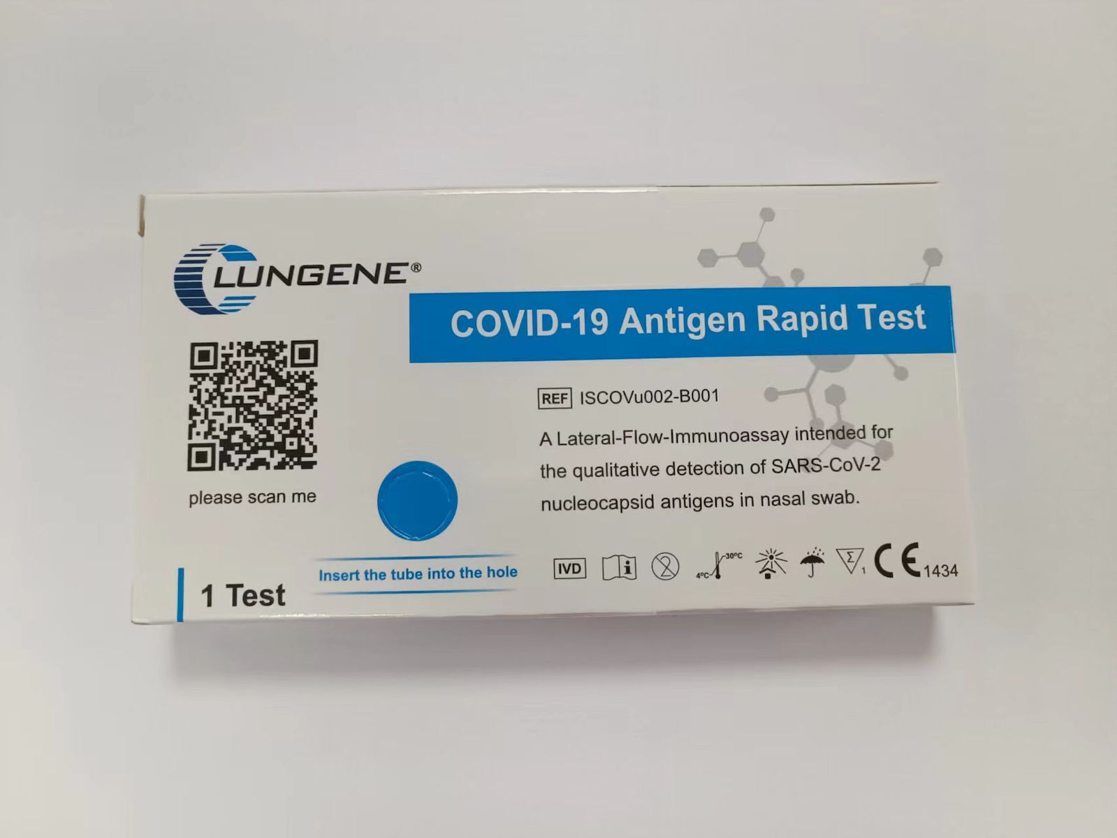 Clongene Lungene Covid-19 Antigen Rapid Test 1τμχ Διαγνωστικό Τεστ ...