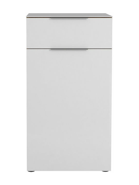 Ξύλινη Παπουτσοθήκη Ruben Mini με 3 Ράφια Δρυς / Λευκό 52.6x40x98.7cm ...