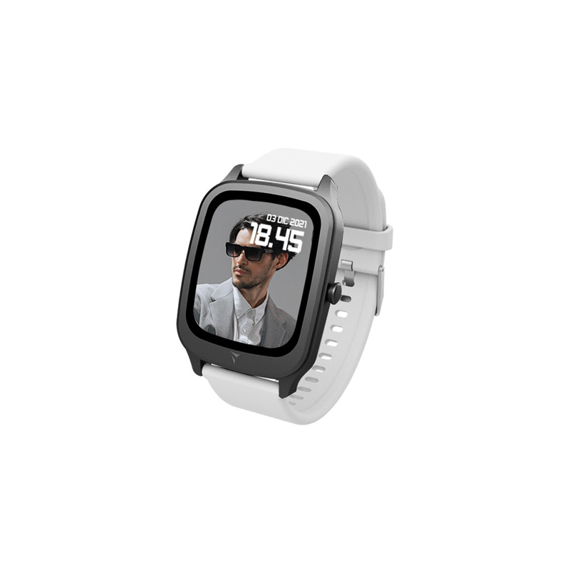 Techmade Vision Smartwatch με Παλμογράφο (Black White) | Skroutz.gr