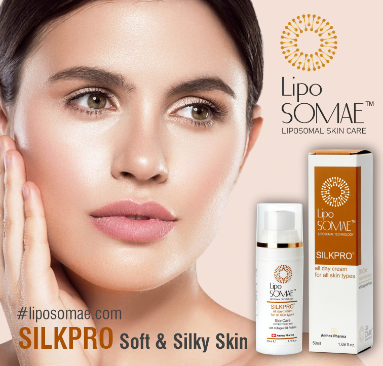 Lipo Somae Silkpro Κρέμα Προσώπου & Λαιμού Ημέρας για Ενυδάτωση 50ml ...