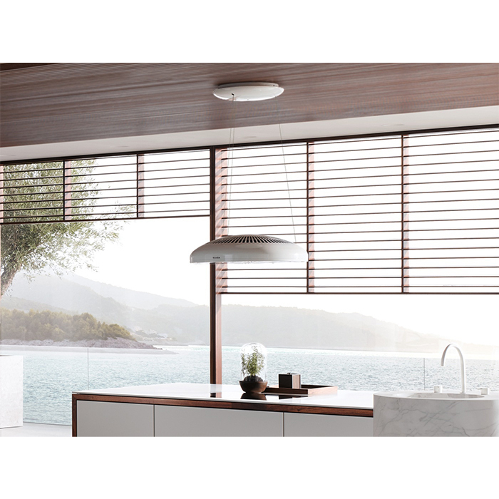 Miele DA 7078 D Aura 3.0 White Loom Απορροφητήρας Νησίδα Ανακύκλωσης ...