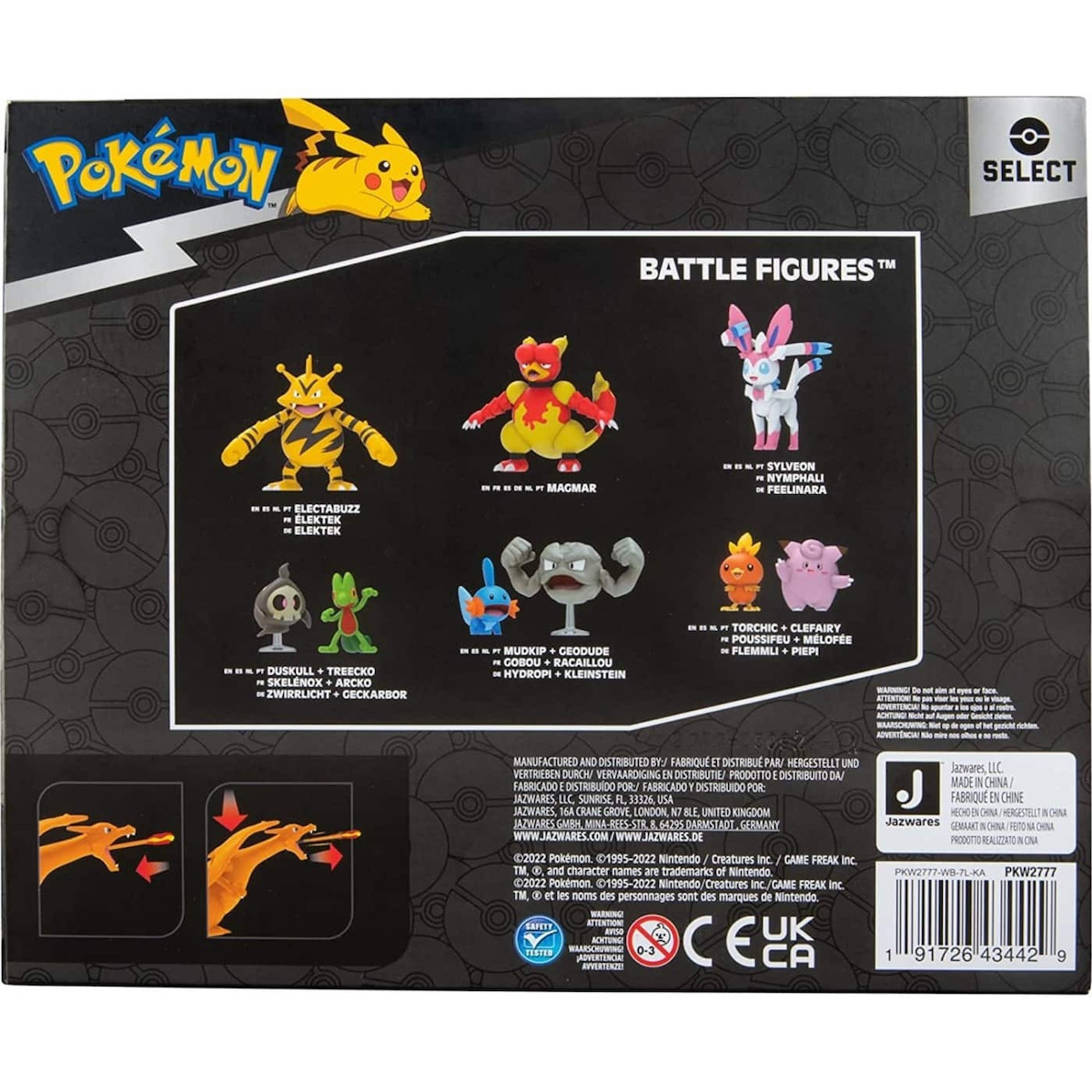 Jazwares Charmander, Charmeleon, Charizard Pokemon για 4+ Ετών PKW2777 ...