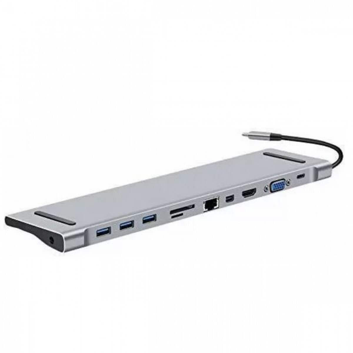USB-C Docking Station με HDMI 4K PD Ethernet και σύνδεση 2 Οθονών Ασημί ...