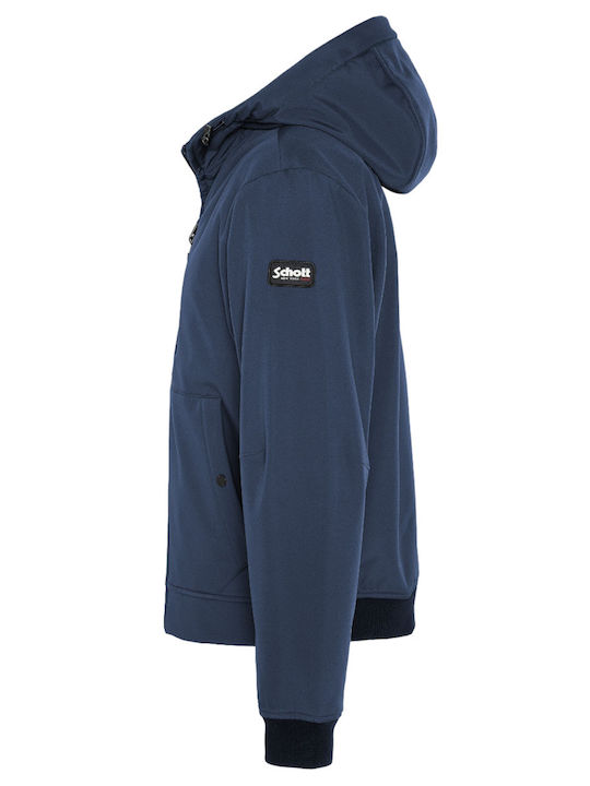 Schott NYC Kale Winter Jacket Navy Blue TWD2304-Blue | Skroutz.mt